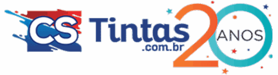 Logo comemorativo CS Tintas 20 Anos | CS Tintas