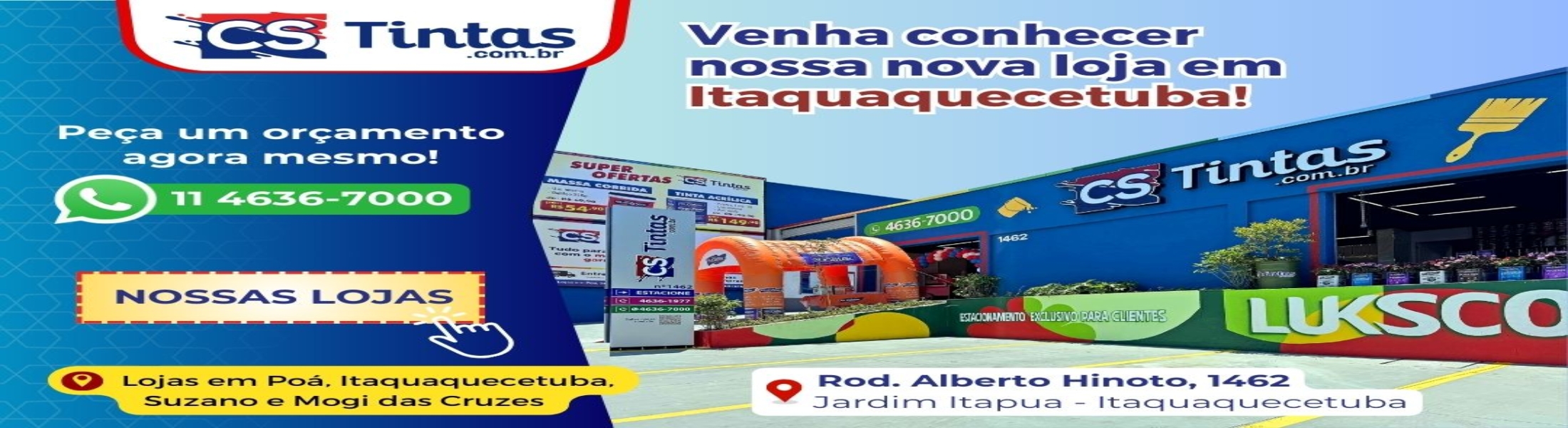 loja de tintas em itaqua, Itaquaquecetuba, CS Tintas | CS Tintas
