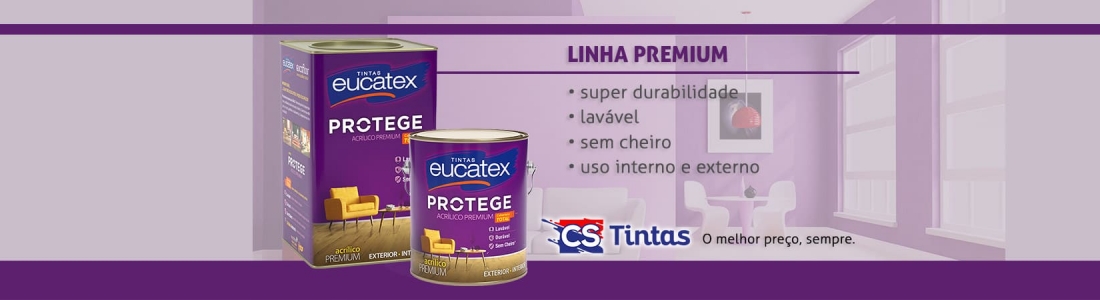 tinta lavavel eucatex protege premium cs tintas | CS Tintas