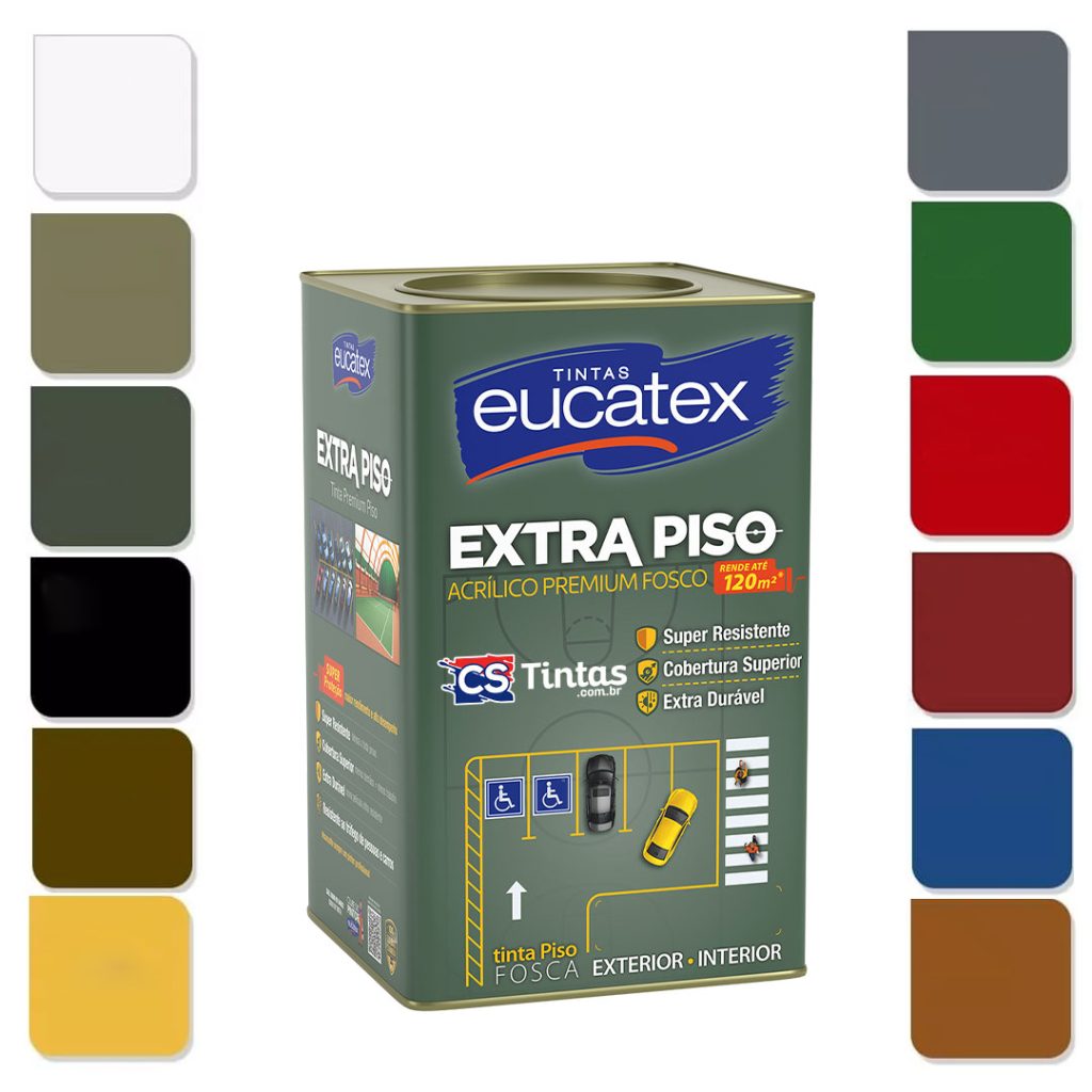 Tinta Piso Eucatex - Menor Preço GARANTIDO! | CS Tintas
